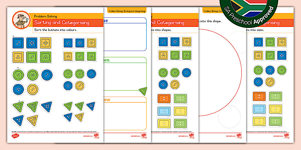 Preschool: Problem-Solving: Sorting and Categorising