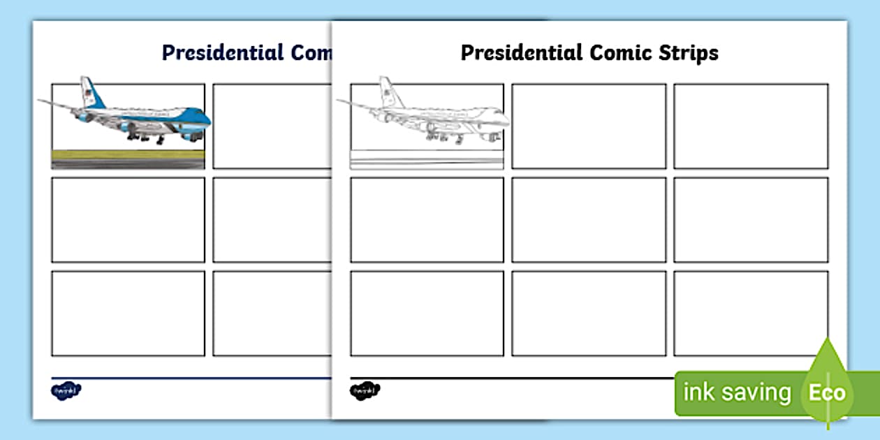 Create Your Own Presidential Comic Strips (teacher made)