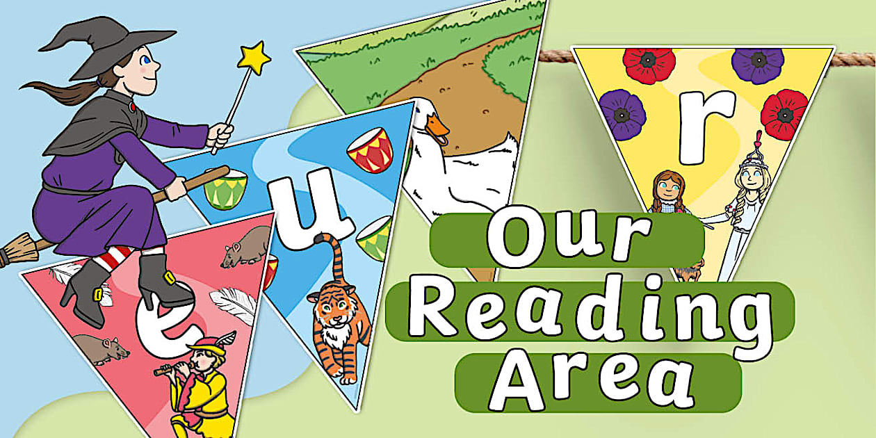 👉 Reading Display Bunting | Reading Corner | Classroom