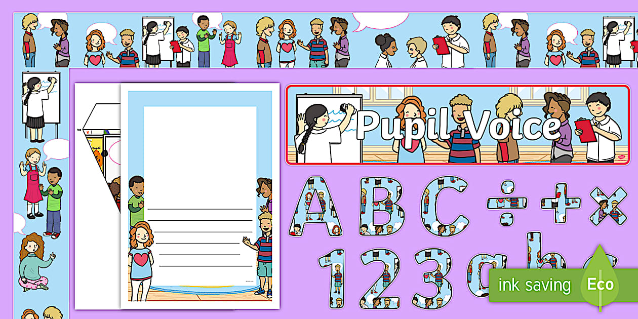 Pupil Voice Display Pack - Twinkl Life Pupil Voice Resources