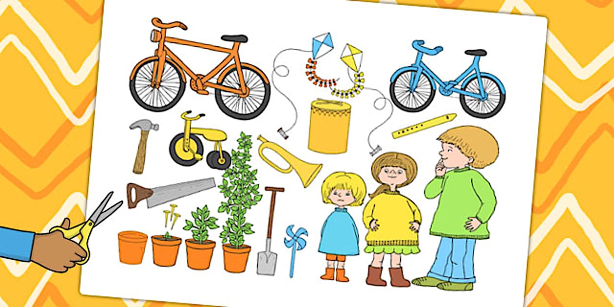 Black and White Story Cut Outs to Support Teaching on Titch