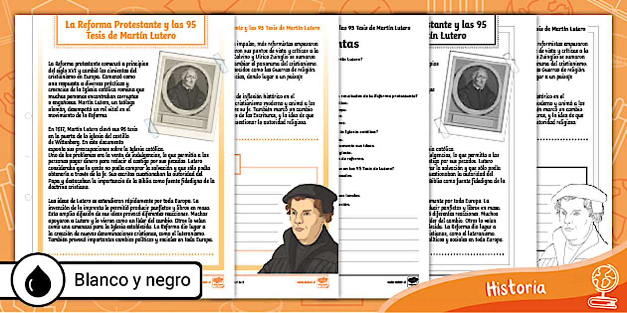 Comprensión Lectora | Reforma Religiosa | Historia