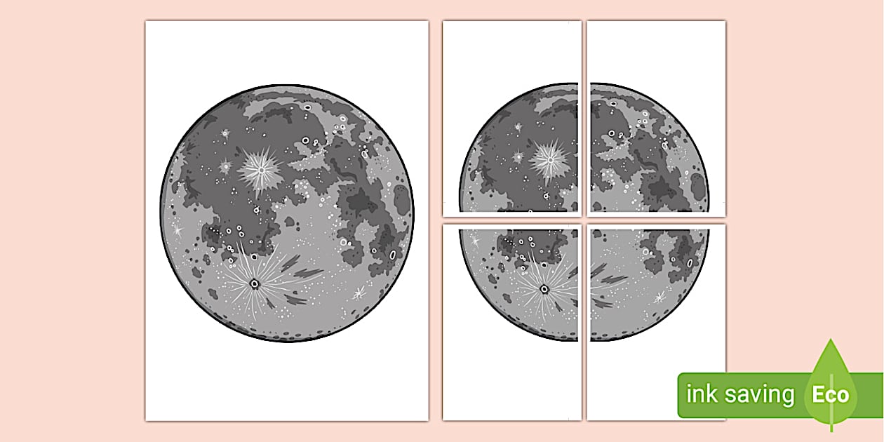Moon Display Cut-Out (teacher made) - Twinkl
