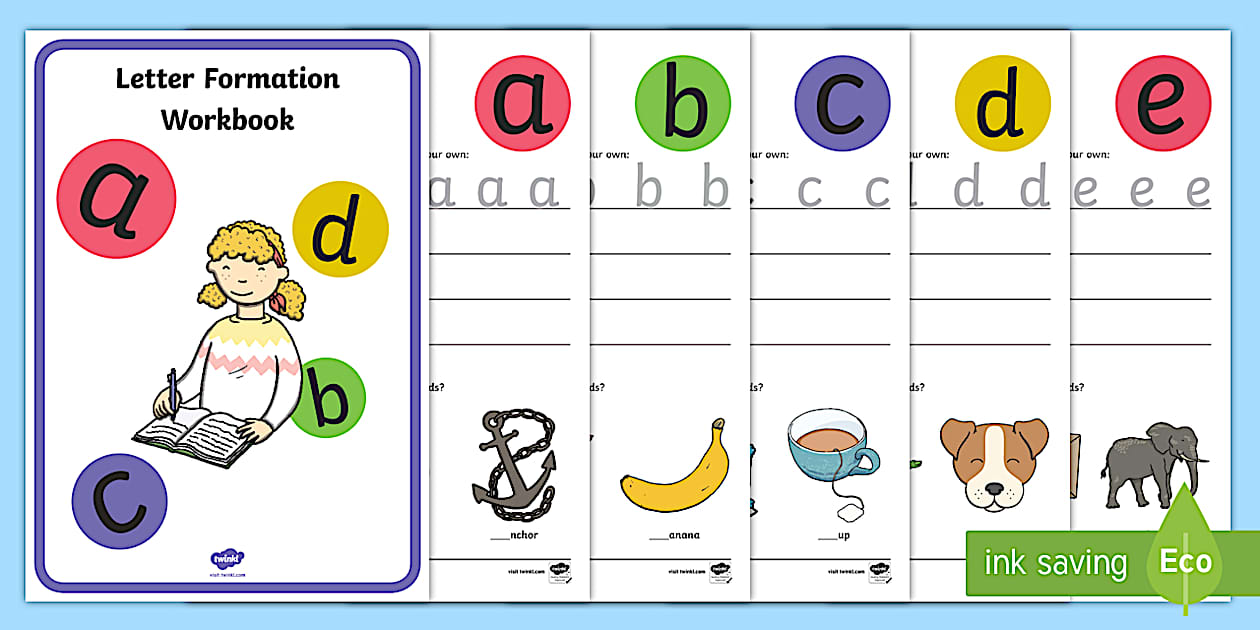 Alphabet Writing Practice Sheets PDF | Letter Formation