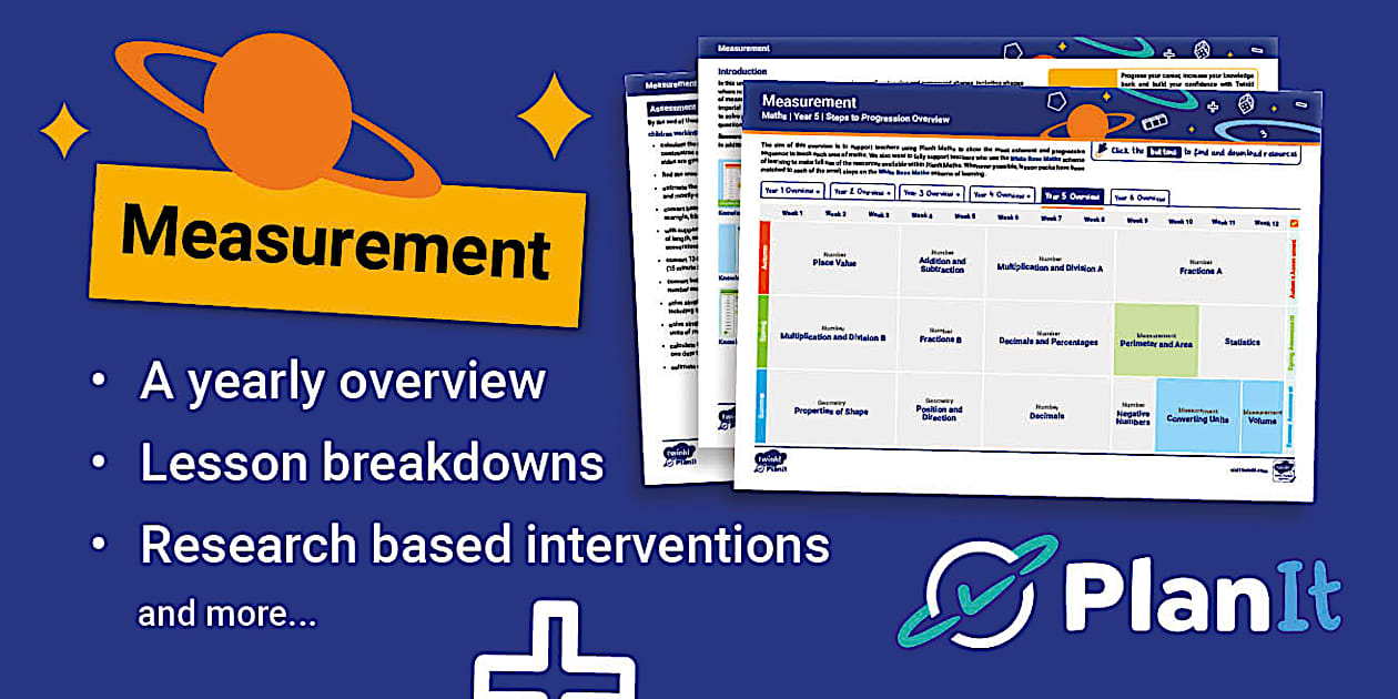 Measurement - Steps to Progression Overview - Year 5
