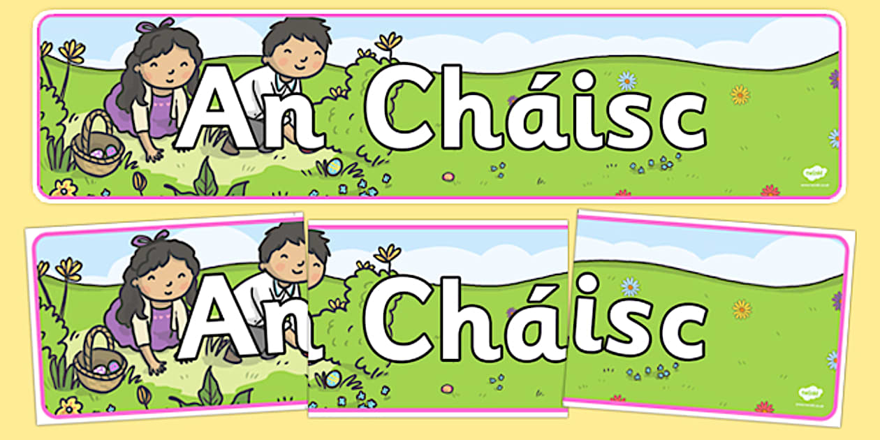 An Cháisc Display Banner | Gaeilge | Twinkl | - Twinkl
