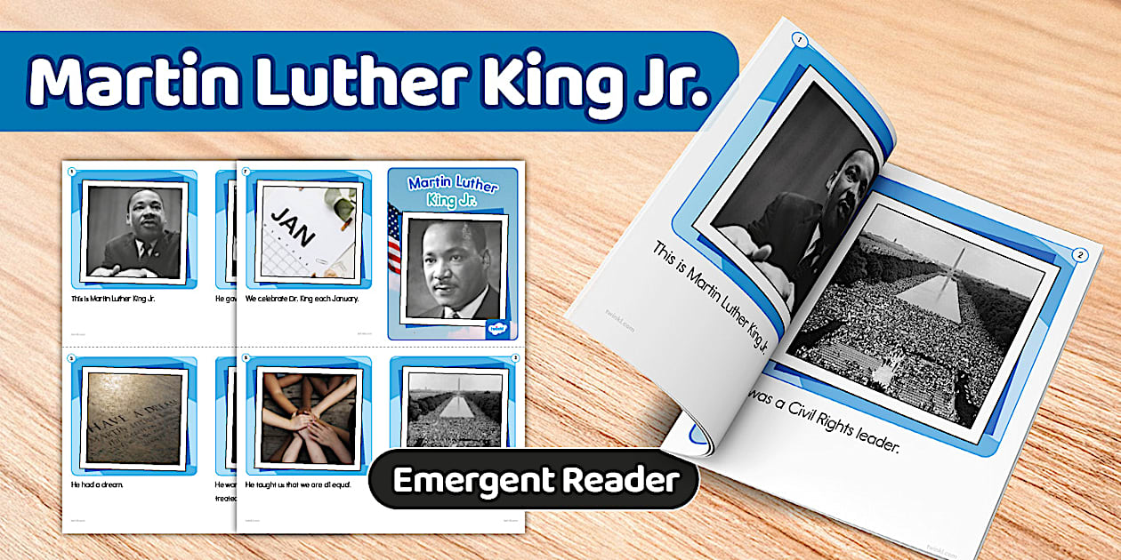 Martin Luther King Jr. Emergent Reader (teacher made)