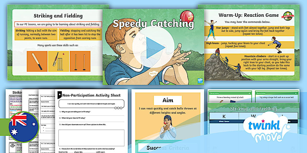 Move PE Y6 Striking and Fielding Lesson 1: Speedy Catching