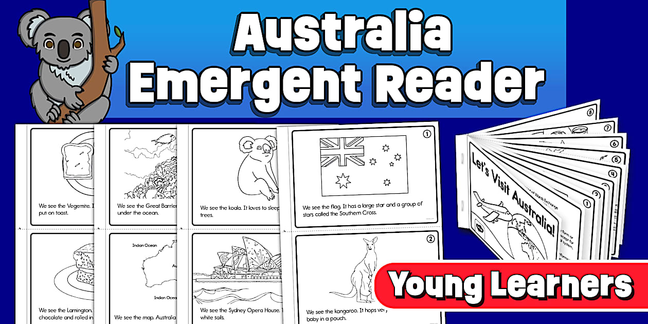 Let's Visit Australia! Emergent Reader