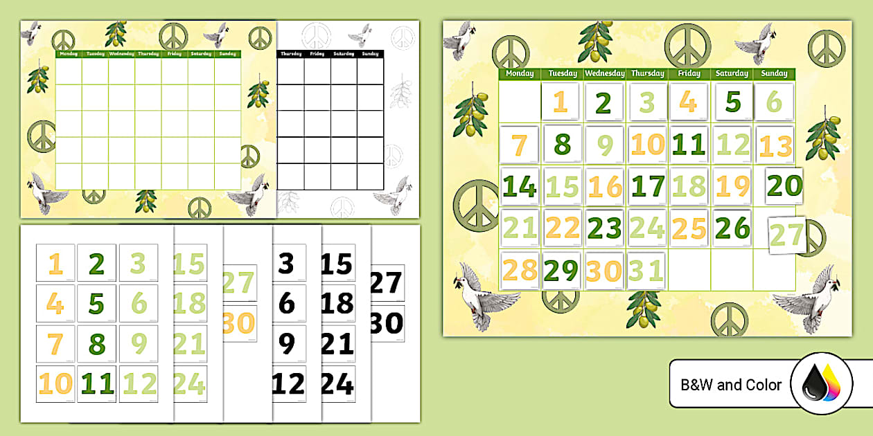Peace Calendar