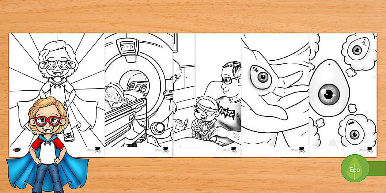 The Extraordinary Eye Colouring Pages (Teacher-Made)