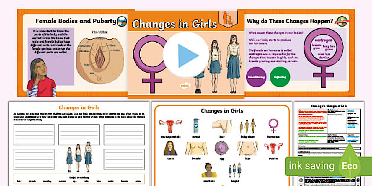 PSHE Puberty Stages For Girls Lesson Pack – Twinkl Resources
