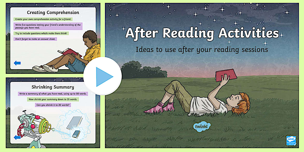 After Reading Activities PowerPoint (teacher made) - Twinkl