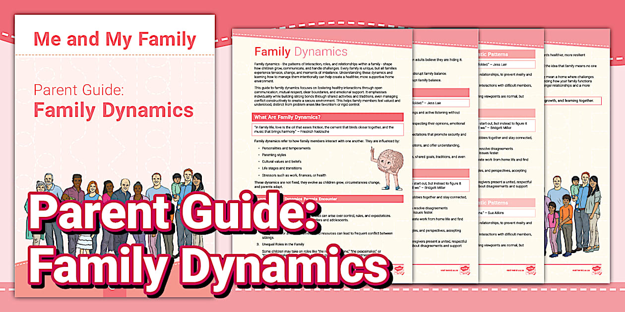 Teachers / Parents Foundation Phase - Guide: Family Dynamics