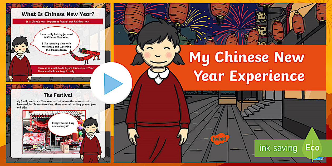 My Chinese New Year Experience PowerPoint (teacher made)