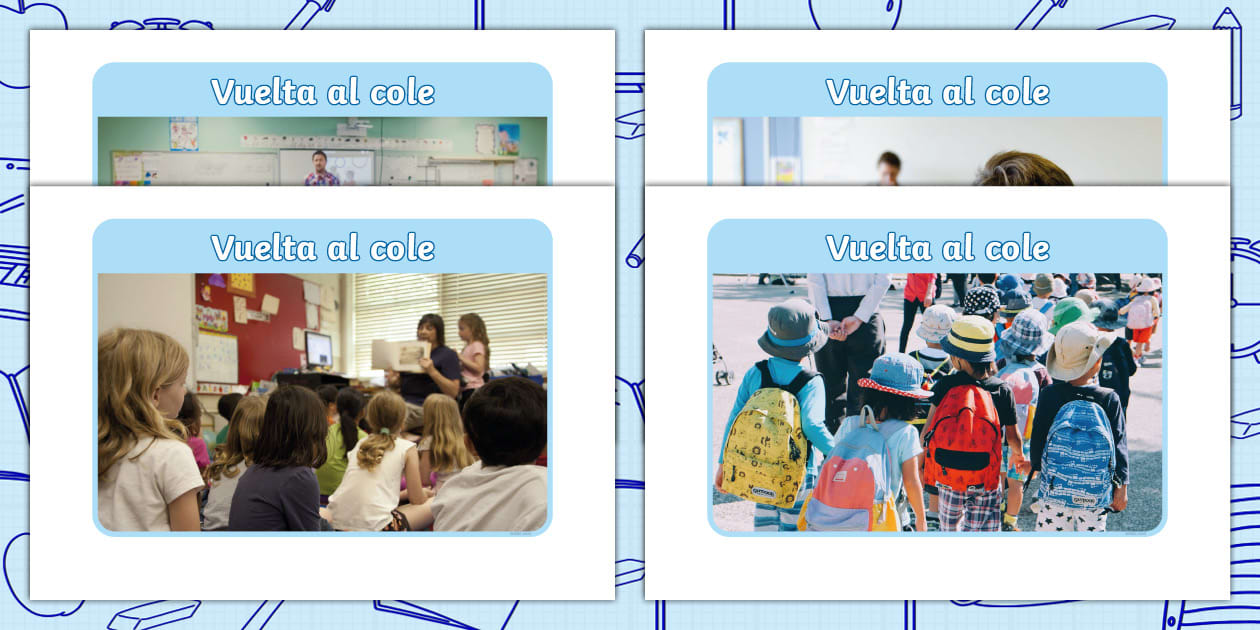 Pack: fotos de vuelta al cole (teacher made) - Twinkl