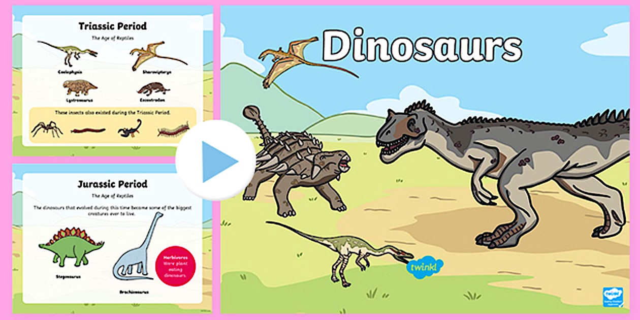 Dinosaur Timeline PowerPoint | Primary Resources - Twinkl