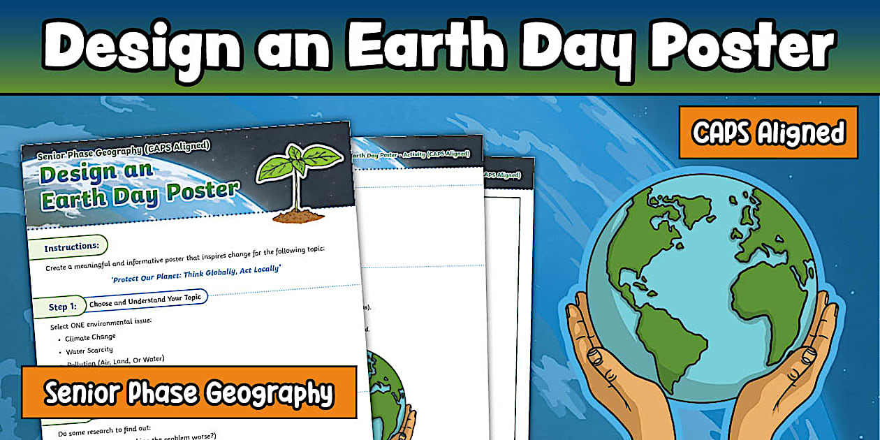 Senior Phase - Design an Earth Day Poster - Activity