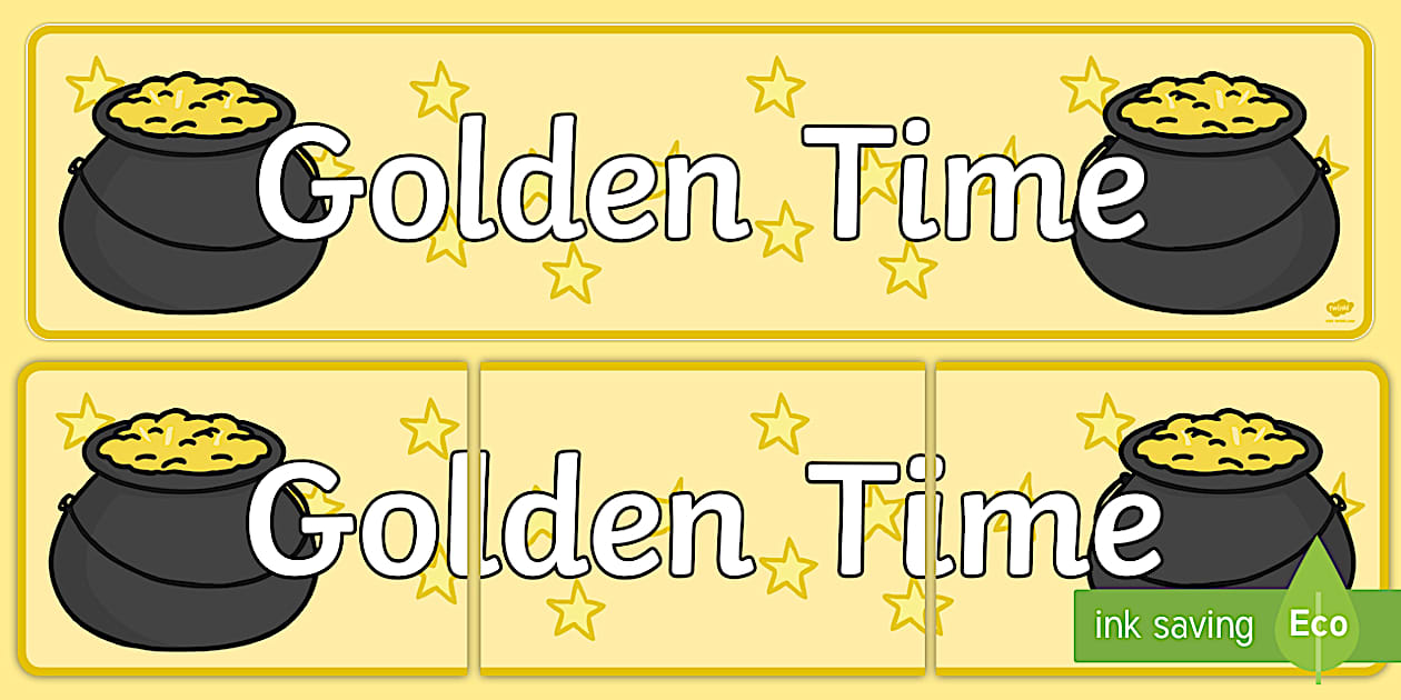 Golden Time Display Ideas (teacher made) - Twinkl