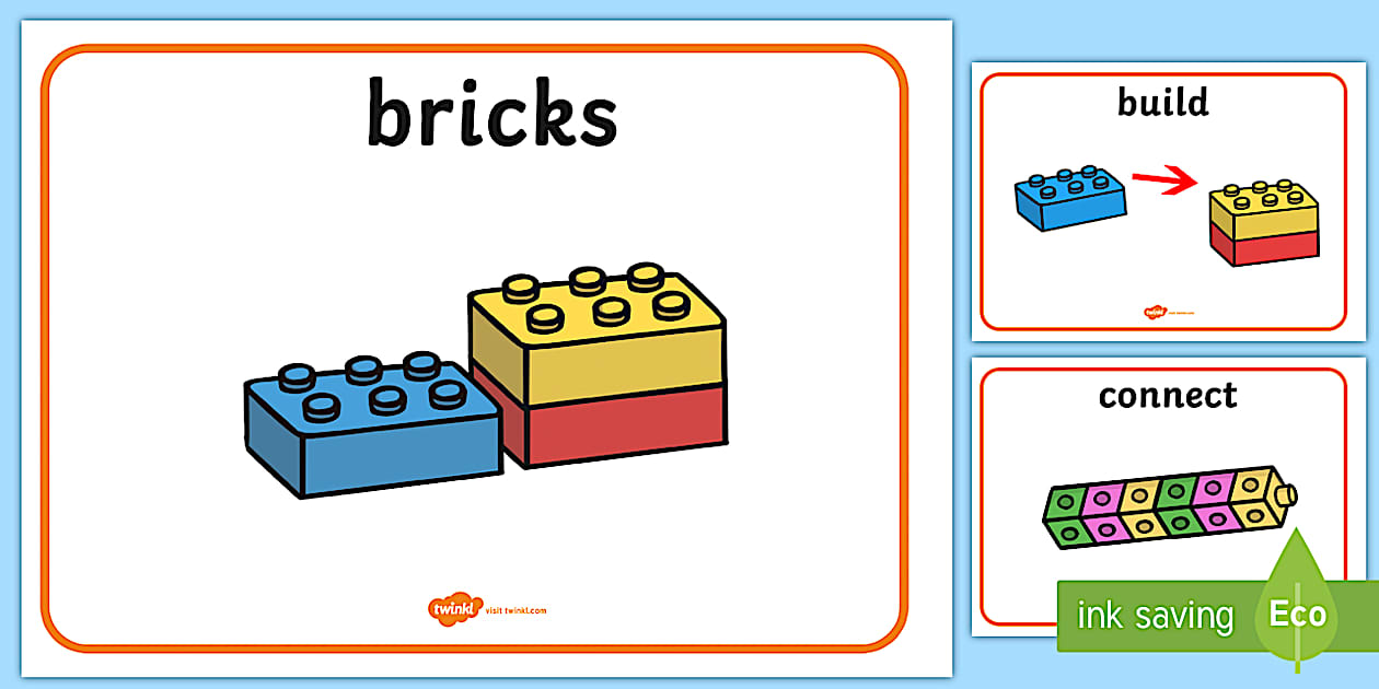 Editable Construction Area Word Display Posters - Twinkl
