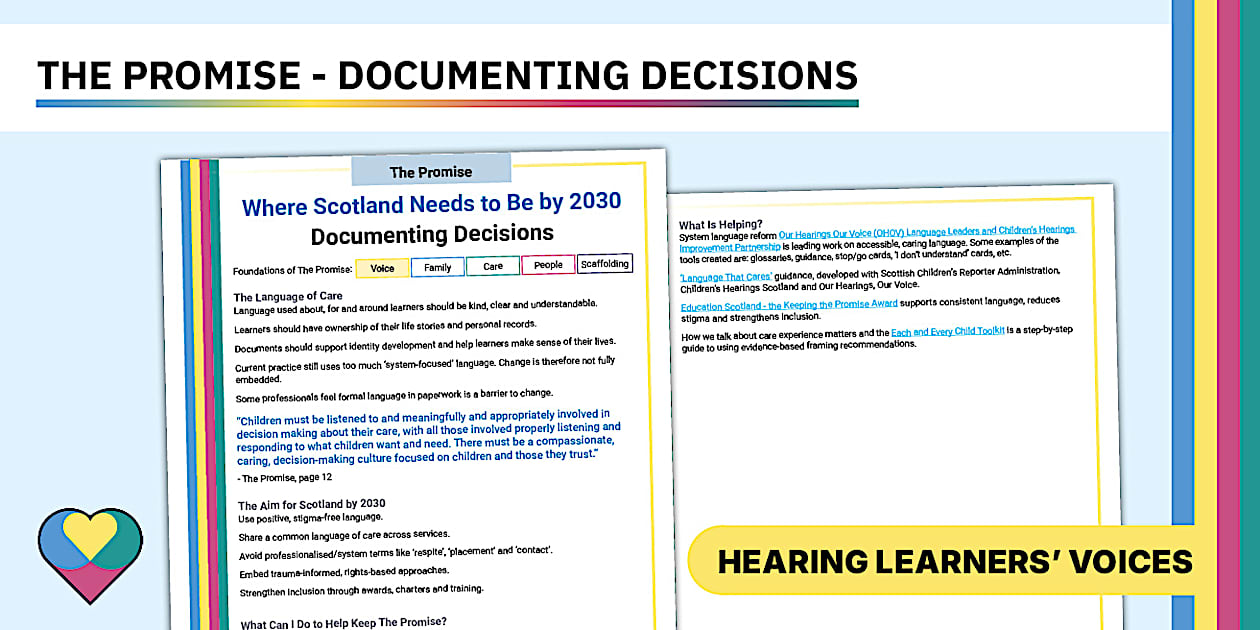 Where Scotland Needs to Be by 2030 (Documenting Decisions)