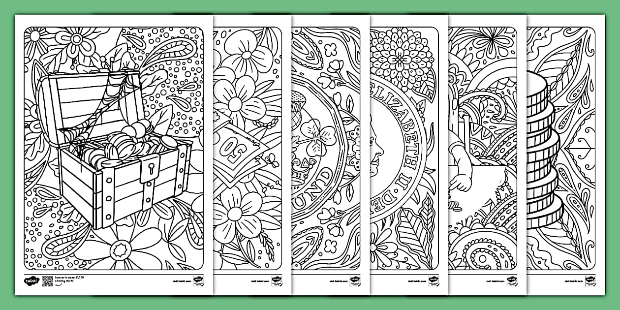 Mindfulness Money Colouring Sheet Pack (teacher made)