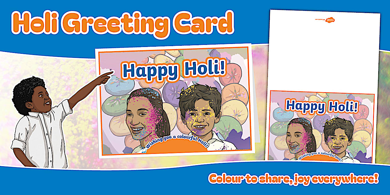 Holi Greetings Cards
