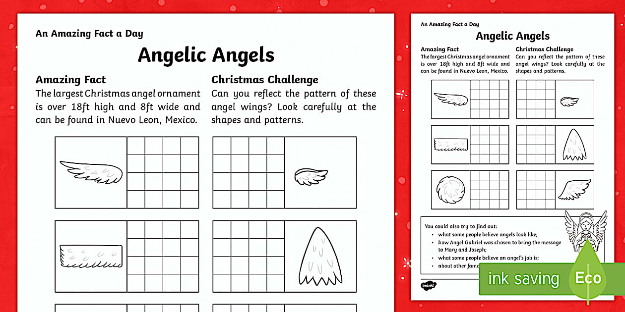 Editable Angel Worksheet | Christmas Resources - Twinkl