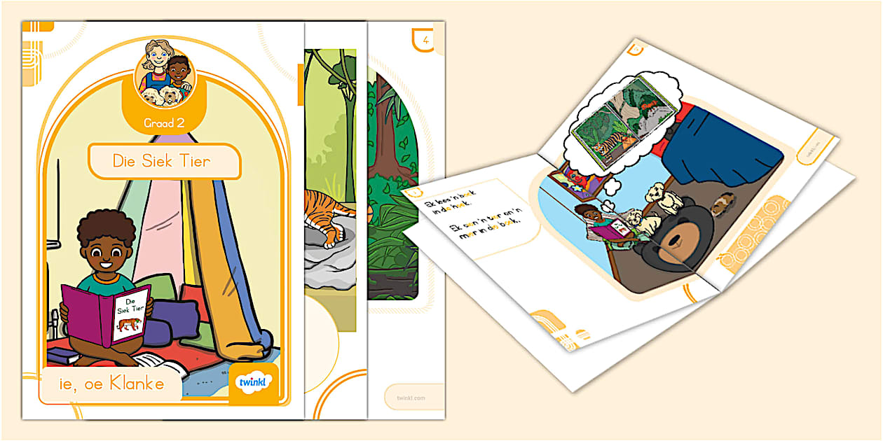 Graad 2 Klanke Leesboek ie, oe (teacher made) - Twinkl
