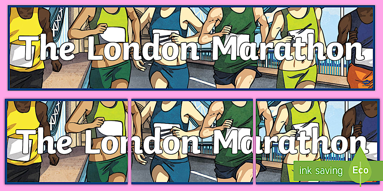 KS2 The London Marathon Display Banner - Twinkl