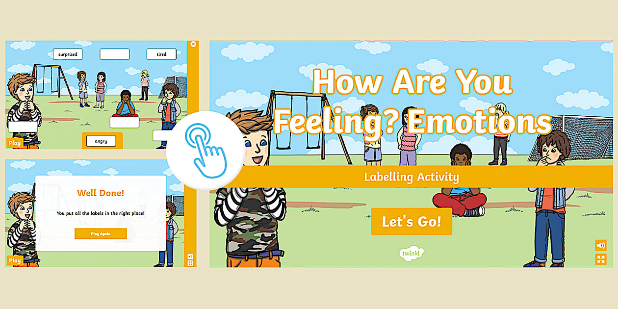 Interactive Emotions Labelling Activity | Twinkl Go!