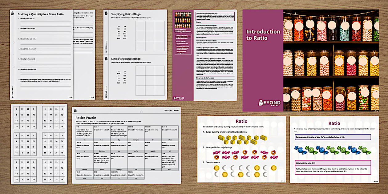 Introduction to Ratios Resource Pack (Teacher-Made) - Twinkl