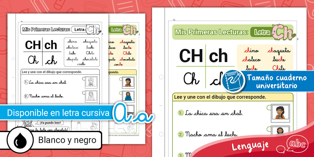 Mis | Primeras | Lecturas | Letra | CH | (teacher made)