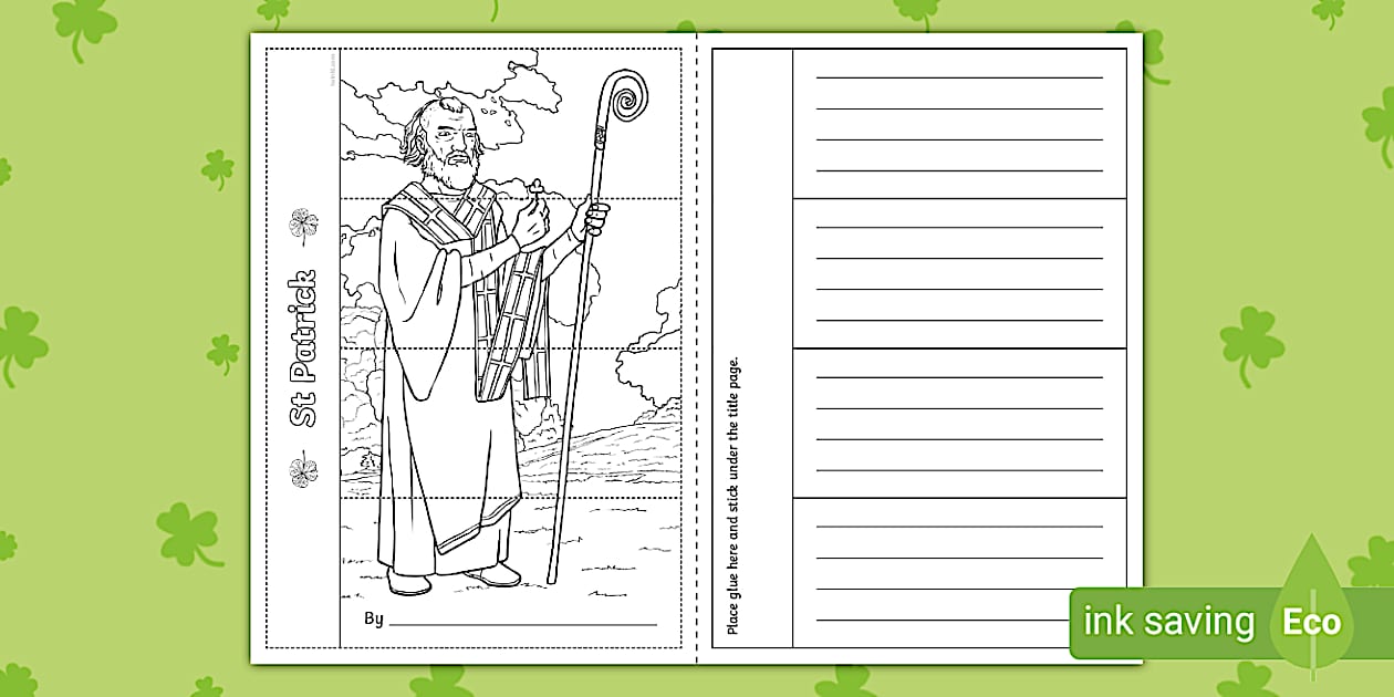 St Patrick's Day Flap Book (teacher made) - Twinkl