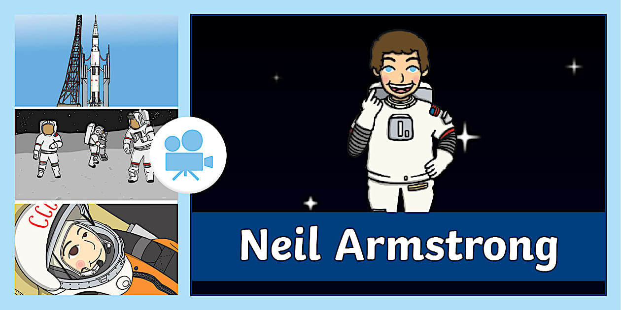 KS1 Neil Armstrong Biography Animation | Twinkl Go! - Twinkl