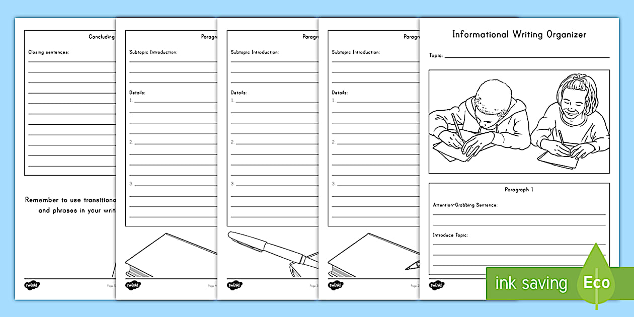Informational Writing Graphic Organizer | Twinkl USA