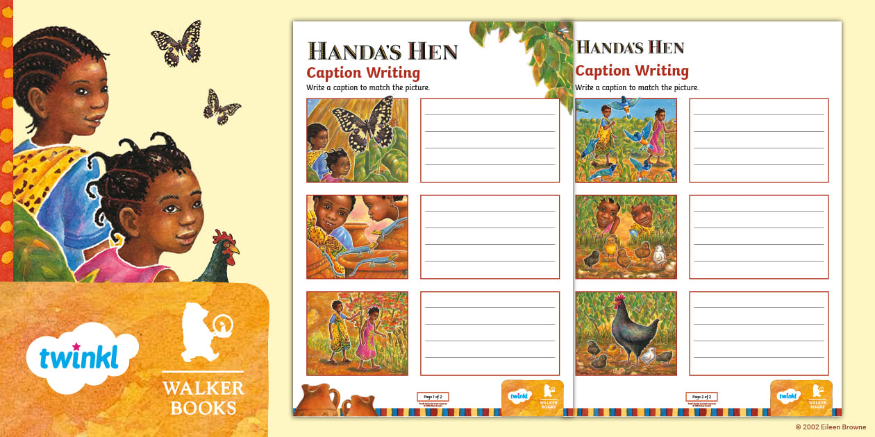 FREE! - Handa's Hen: Caption Writing Activity (Teacher-Made)