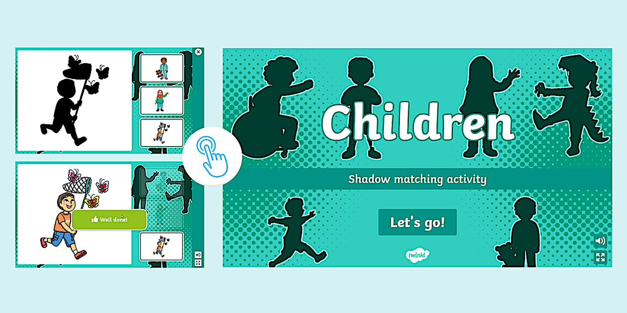 Children Interactive Shadow Matching Game (teacher made)