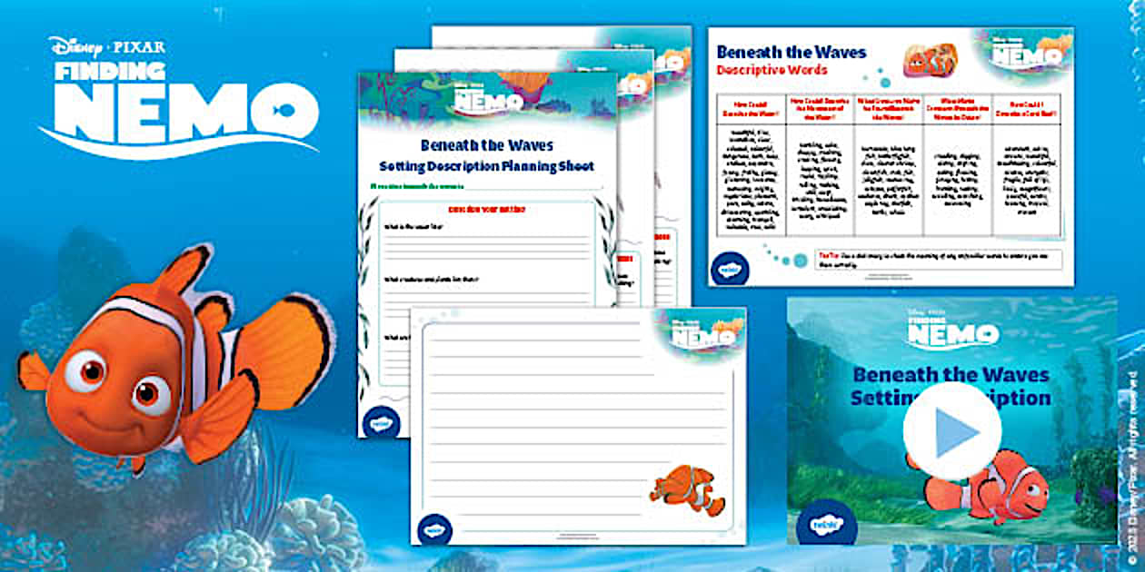 Finding Nemo: Beneath the Waves – Setting Description Writing Pack