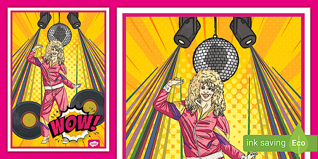 Party Pop Art Display Poster (teacher made) - Twinkl