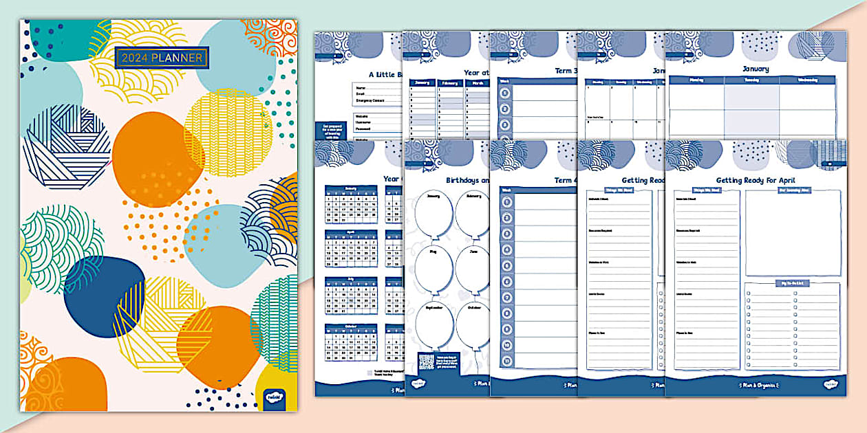2024 Home Education Planner - Twinkl