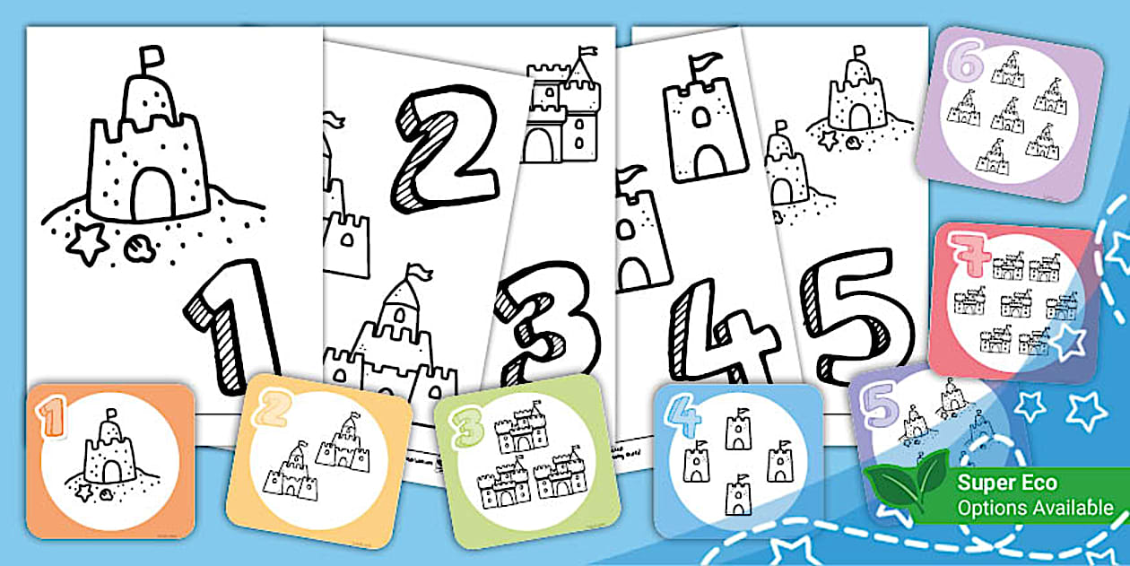 Sandcastle Colour and Count | Parents Baby & Pregnancy