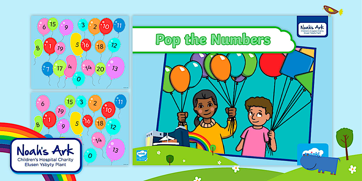 FREE! - Popping Balloons Counting PowerPoint - Twinkl Cymru