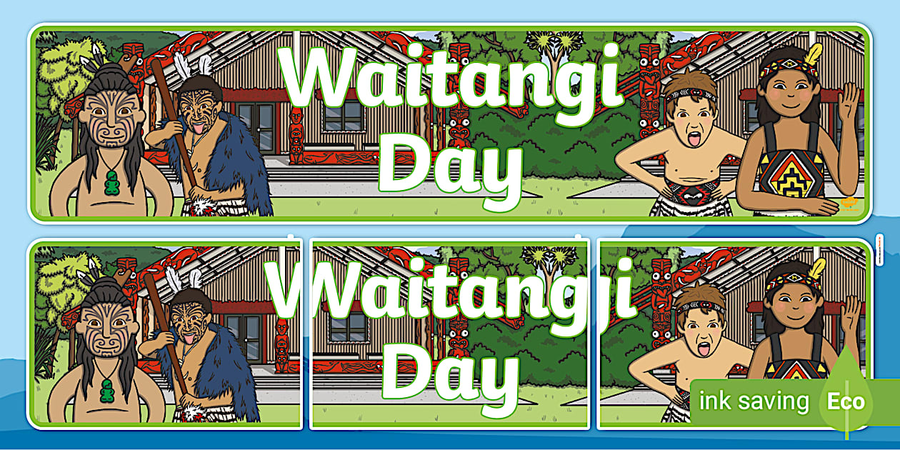 Waitangi Day Display Banner (Years 0-4) (teacher made)