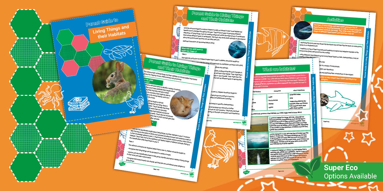 Parent Guide to Living Things and Their Habitats | 7-11