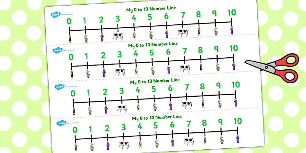 Jack and the Beanstalk Number Lines 0-10 (teacher made)
