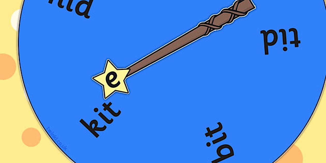 Magic e Wand Wheels (teacher made) - Twinkl