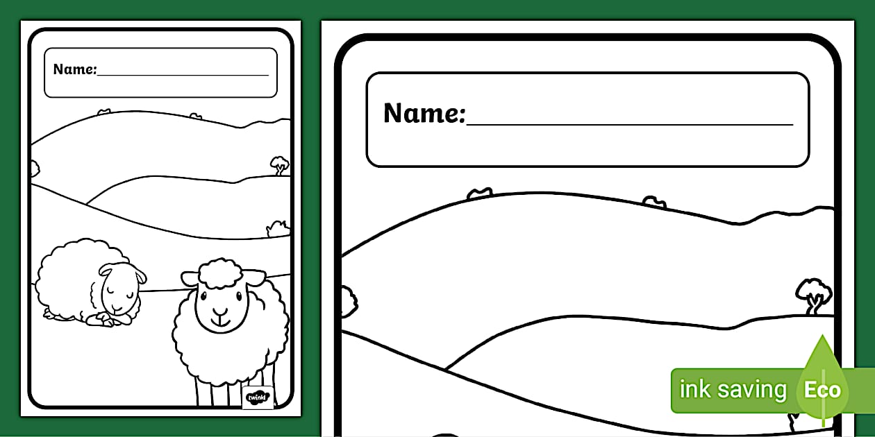 Brilliant Sheep Colouring Book Cover | Twinkl | KS1 - Twinkl