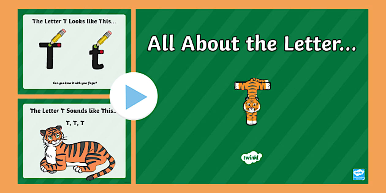 SA All About the Letter T PowerPoint (teacher made) - Twinkl