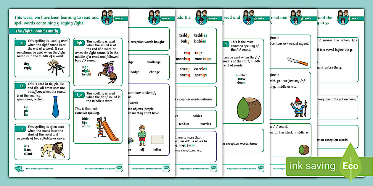 Level 6 Weeks 1-10 Parent Information Sheet Bumper Pack